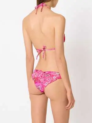 AMIR SLAMA Floral Print Bikini