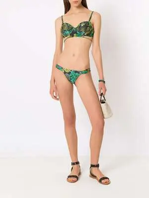 AMIR SLAMA Tropical Print Bikini