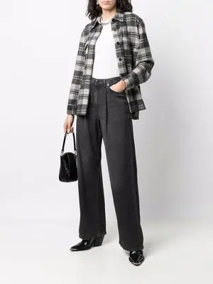 R13 Ellery Wide-leg Jeans - Grey