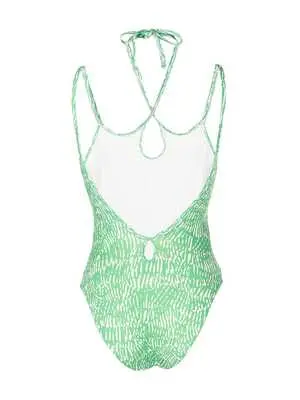 Simkhai Alayna Teardrop One-piece Swimsuit