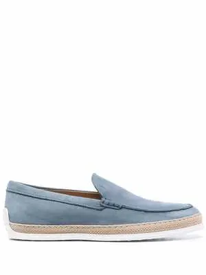 TOD'S Almond-toe Loafers - Blue