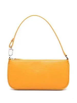 By Far Rachel Leather Shoulder Bag - Orange