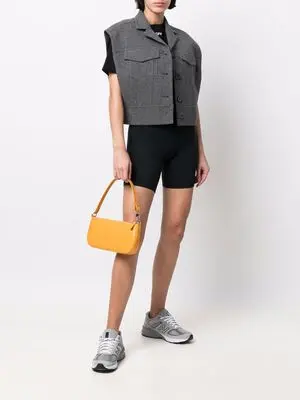 By Far Rachel Leather Shoulder Bag