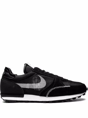 Nike Daybreak-type Lace-up Round Toe Sneakers With Suede Details