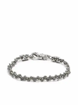 Emanuele Bicocchi Braided Knot Bracelet - Silver