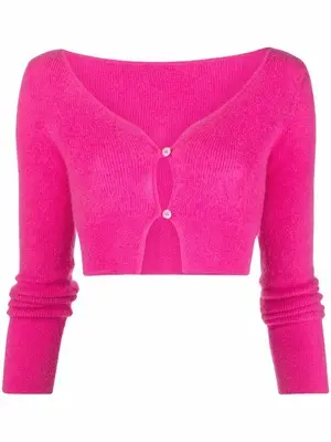 JACQUEMUS Le Cardigan Alzou Cropped Jacket