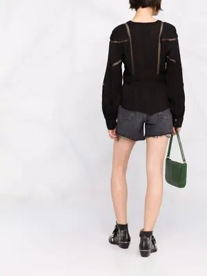 IRO PARIS V-neck Long-sleeve Top
