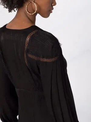IRO PARIS Lace-panel Shift Dress