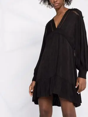 IRO PARIS Lace-panel Shift Dress