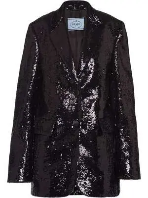 Prada Sequin-embellished Blazer