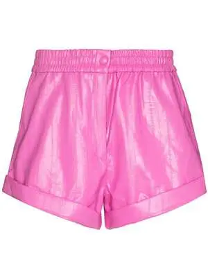 ROTATE BY BIRGER CHRISTENSEN Beata Glossy-finish Shorts