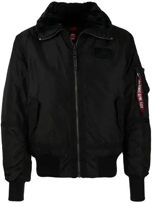 Alpha Industries Logo-patch Zip-up Jacket