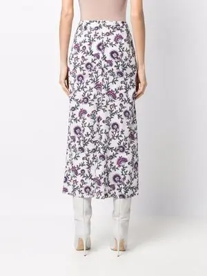 Isabel Marant Étoile High-waisted Floral-print Skirt