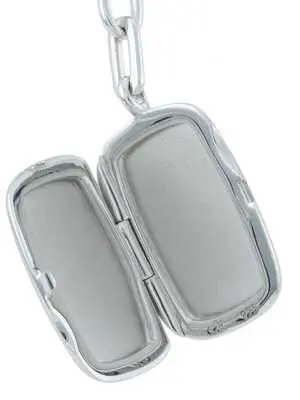 Monica Rich Kosann Slim Dee Rectangle Locket Necklace