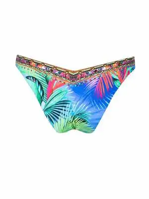 Camilla Whats Your Vice Print Bikini Bottom - Green