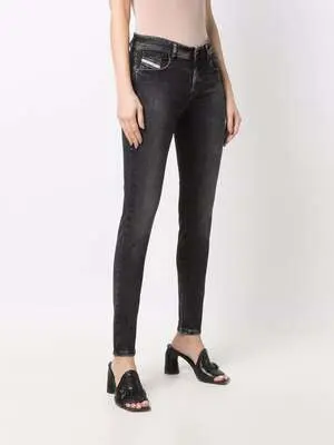 DIESEL® Slandy Skinny-leg Jeans - Black