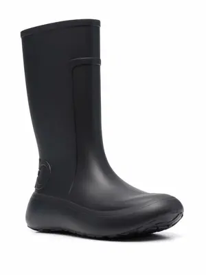 FERRAGAMO Gancini Debossed Rain Boots