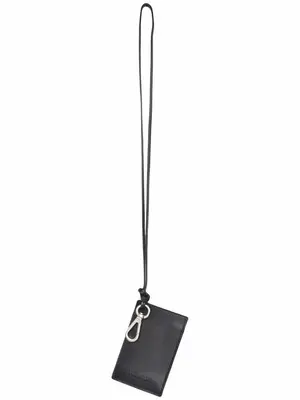 Jacquemus Frescu Neck-strap Wallet - Black