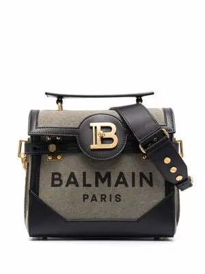 Balmain B-buzz Canvas Tote Bag