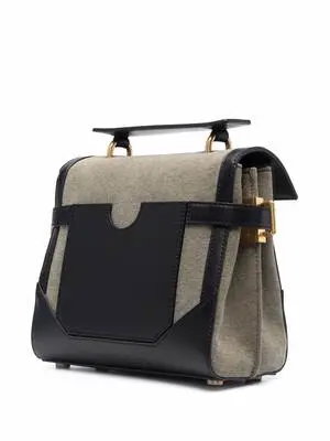 Balmain B-buzz Canvas Tote Bag