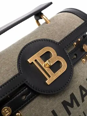 Balmain B-buzz Canvas Tote Bag