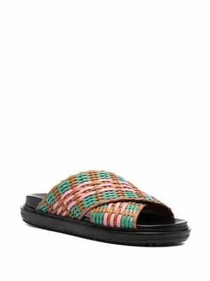 Marni Criss-cross Flat Sandals