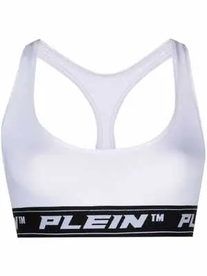 Philipp Plein Logo-underwear Bra - White