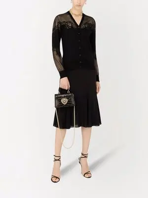 Dolce & Gabbana Lace-trim Cardigan