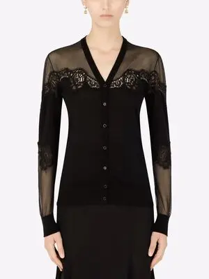 Dolce & Gabbana Lace-trim Cardigan