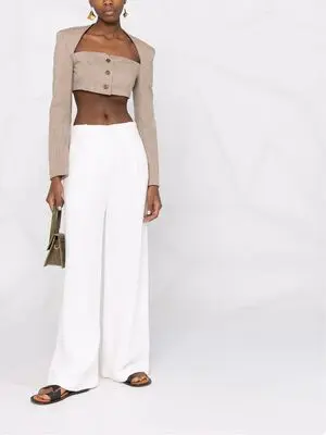 Philosophy Di Lorenzo Serafini Cut-out Cropped Jacket