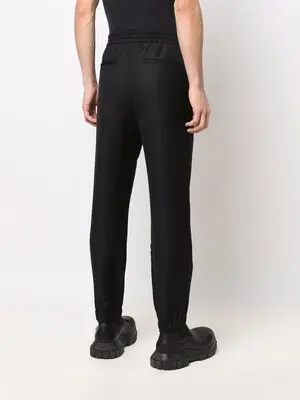 Alexander McQueen Straight-leg Wool-blend Track Pants