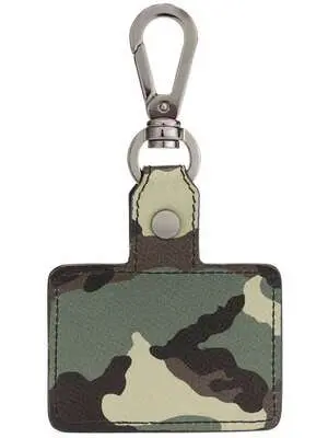 Dolce & Gabbana Camouflage-print Leather Keyring