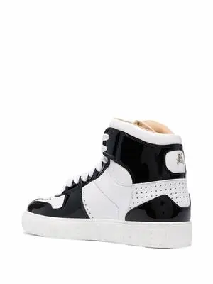 Philipp Plein Leather High-top Sneakers