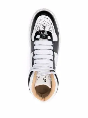Philipp Plein Leather High-top Sneakers