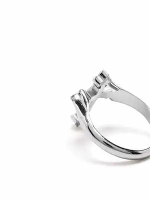 Emanuele Bicocchi Fleury Cross Ring - Silver