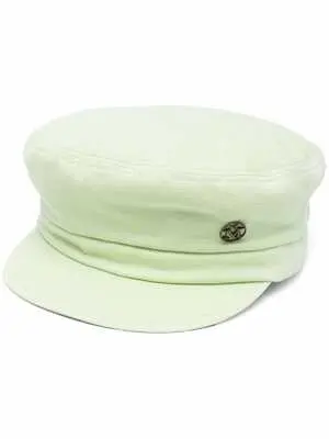 MAISON MICHEL Cotton-blend Baker Boy Cap - Neutrals