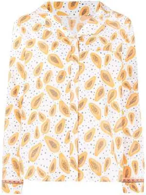 Pitusa Play-print Pajama Top - Orange