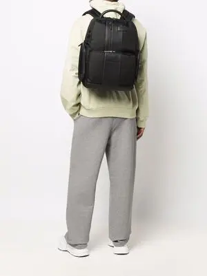 PIQUADRO Bagmotic Panelled Backpack - Black