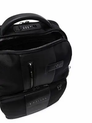 PIQUADRO Bagmotic Panelled Backpack - Black