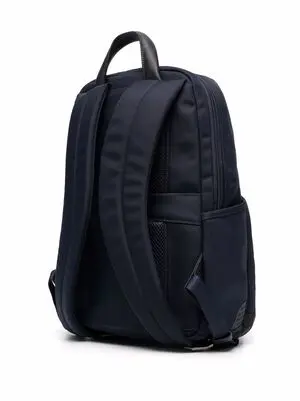 PIQUADRO Panelled Backpack - Blue