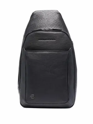 PIQUADRO Debossed-logo Sling Bag - Black