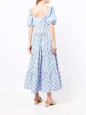 Pitusa Play Praire Polka Dot Dress - Purple