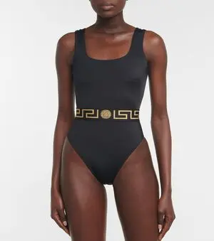Versace Greca Printed Swimsuit
