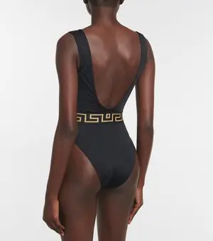 Versace Greca Printed Swimsuit