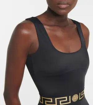 Versace Greca Printed Swimsuit