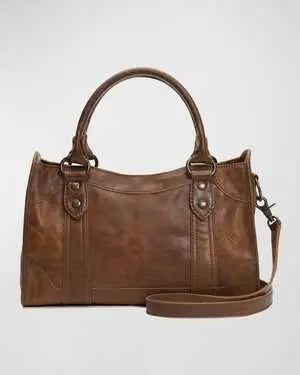 THE FRYE COMPANY Frye Melissa Satchel - Dark Brown