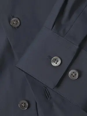 Theory Sylvain Good Cotton Shirt - Eclipse