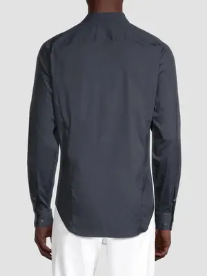 Theory Sylvain Good Cotton Shirt - Eclipse