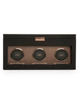 Wolf Axis Triple Winder With Storage - Copper