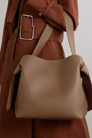 Acne Studios Musubi Midi Leather Shoulder Bag - Brown